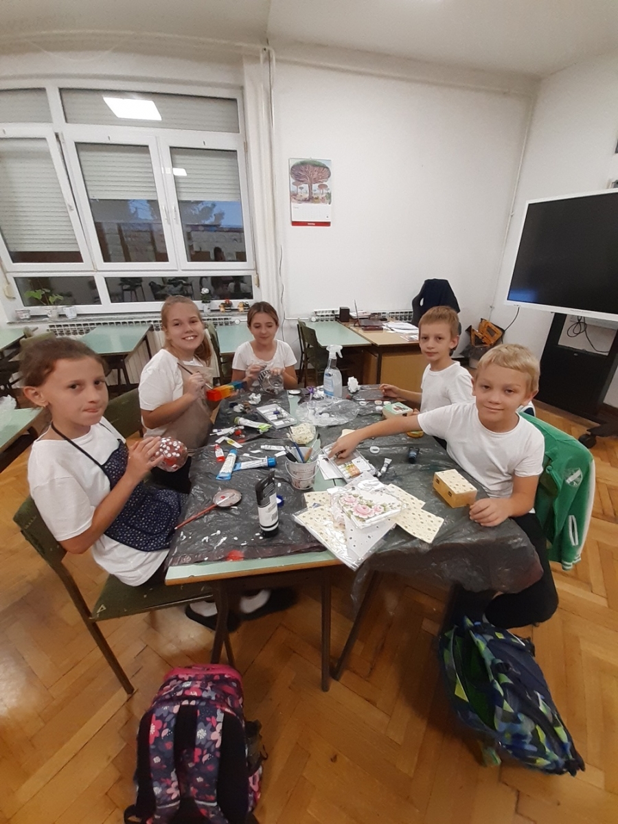 Decoupage tehnika 2023./2024. - Osnovna škola Novska