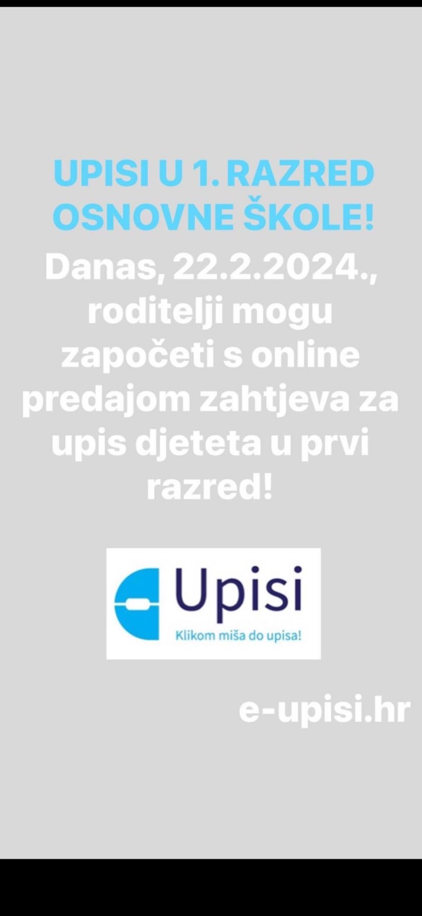 Upisi u prvi razred - Osnovna škola Novska